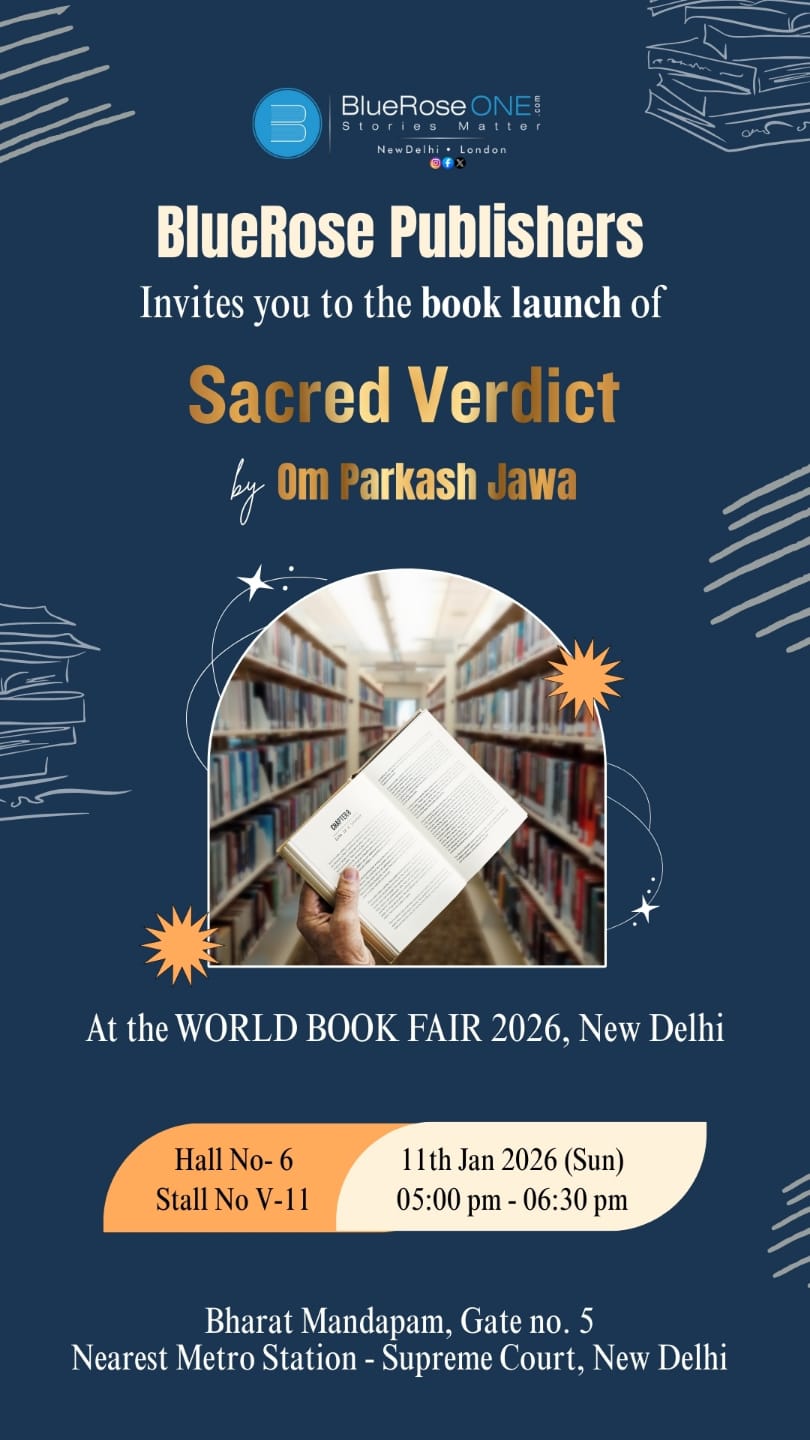 Book Launch of My Third Book: Sacred Verdict – Om Parkash Jawa